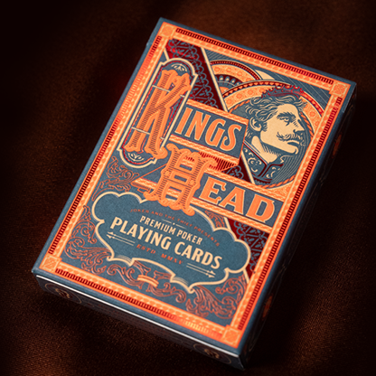 King's Head Playing Cards | Blue & Red | Deinparadies.ch
