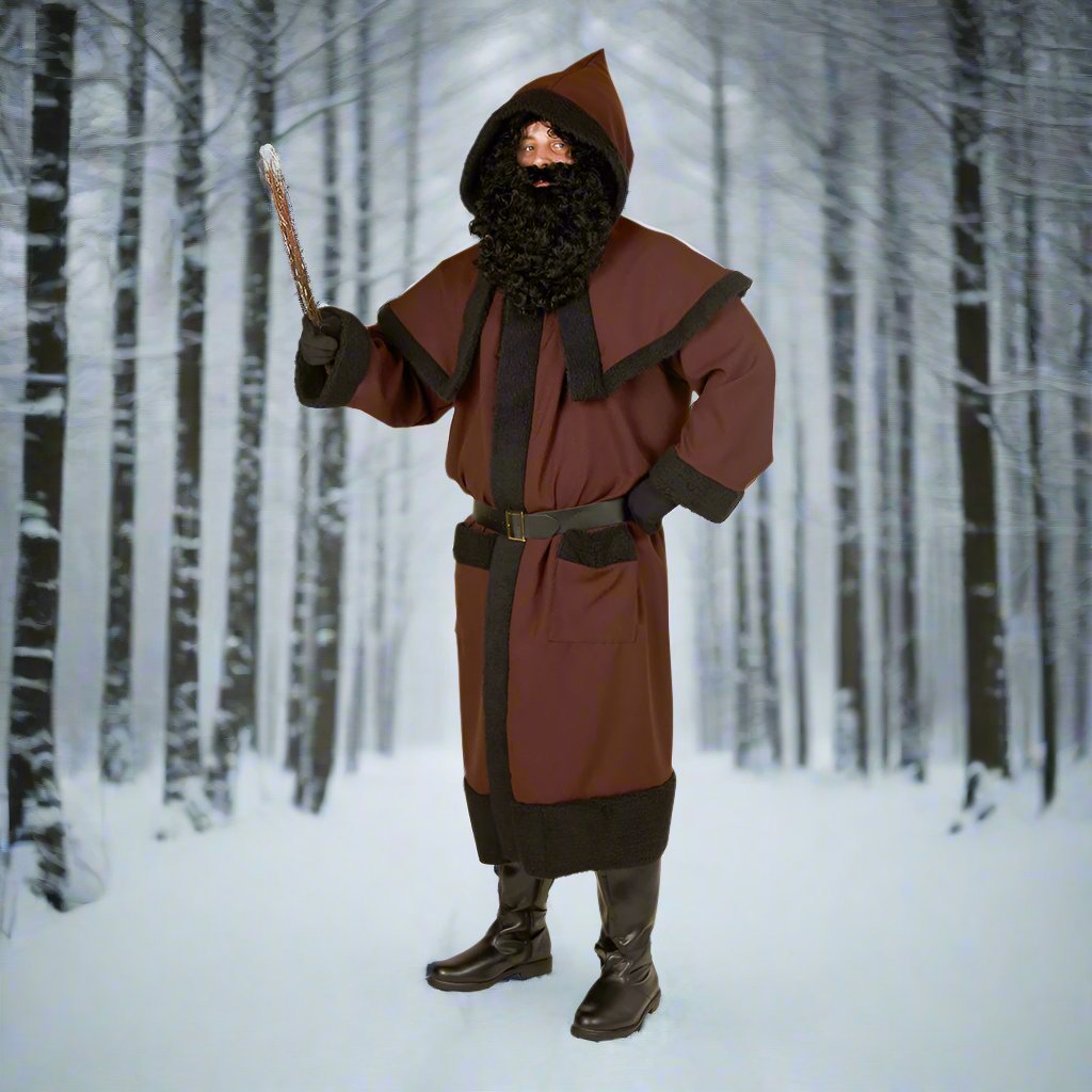 Schmutzli-Kostüm mit Plüschbesatz braun | Deinparadies.ch