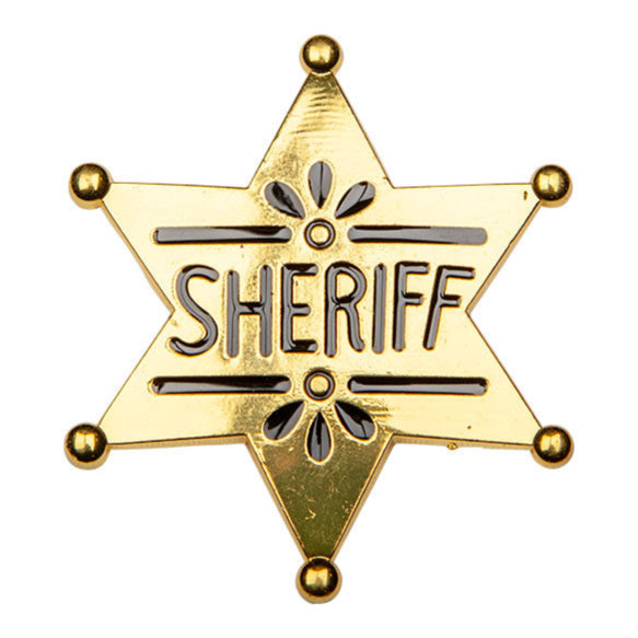 Sheriffstern Cowboy | gold | Deinparadies.ch