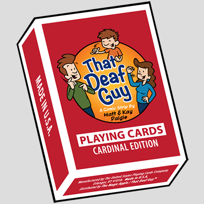 That Deaf Guy RED Cardinal Edition Pokerkarten | Deinparadies.ch