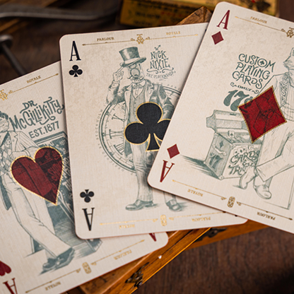 The Parlour Royale Playing Cards | Ivory Red Edge Printing) Playing Ca ...